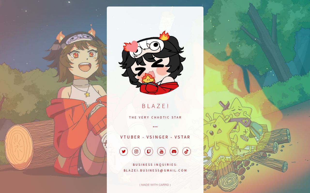 blaze's card!!